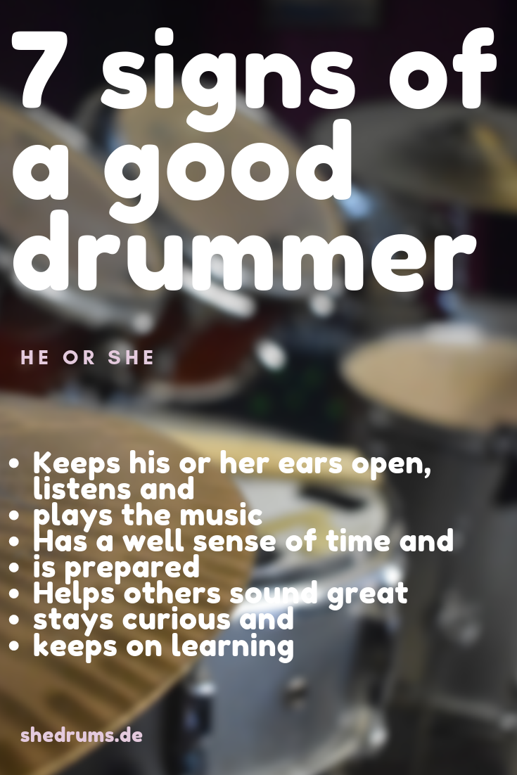 Are You A Good Drummer Or Not? Here's How You Can Find Out - sHe druMs ...